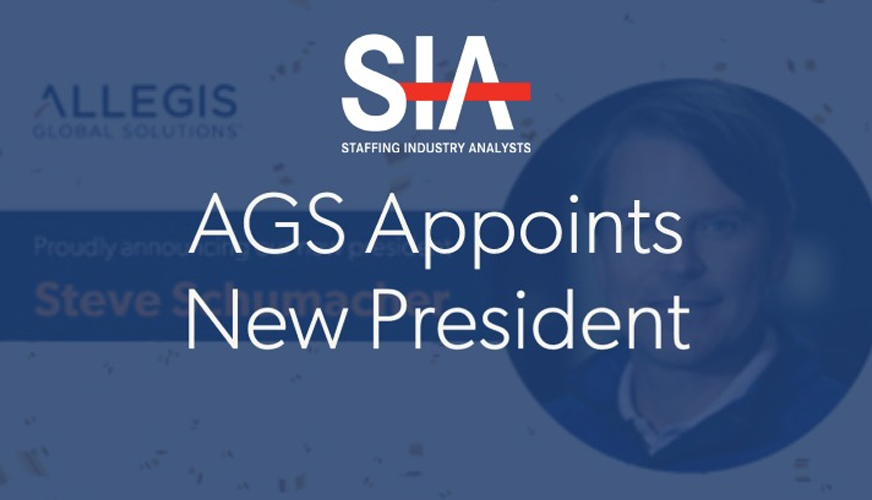 Allegis Global Solutions Appoints Steve Schumacher as New President
