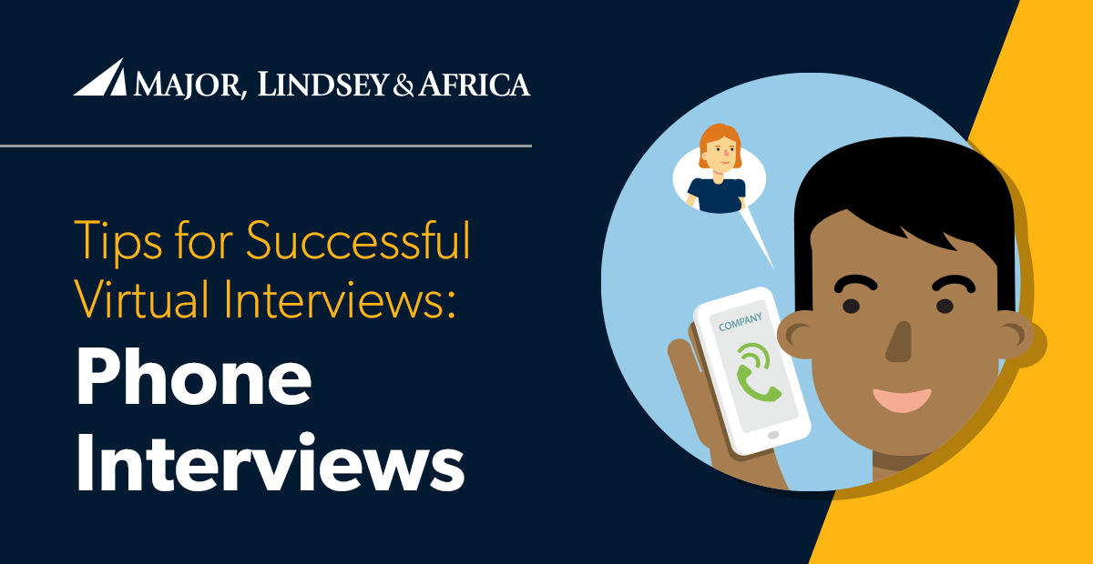 Tips for Successful Virtual Interviews: Phone Interviews