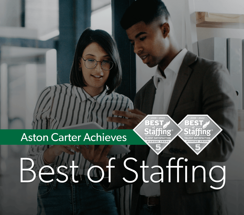 Aston Carter Achieves Best of Staffing 2022