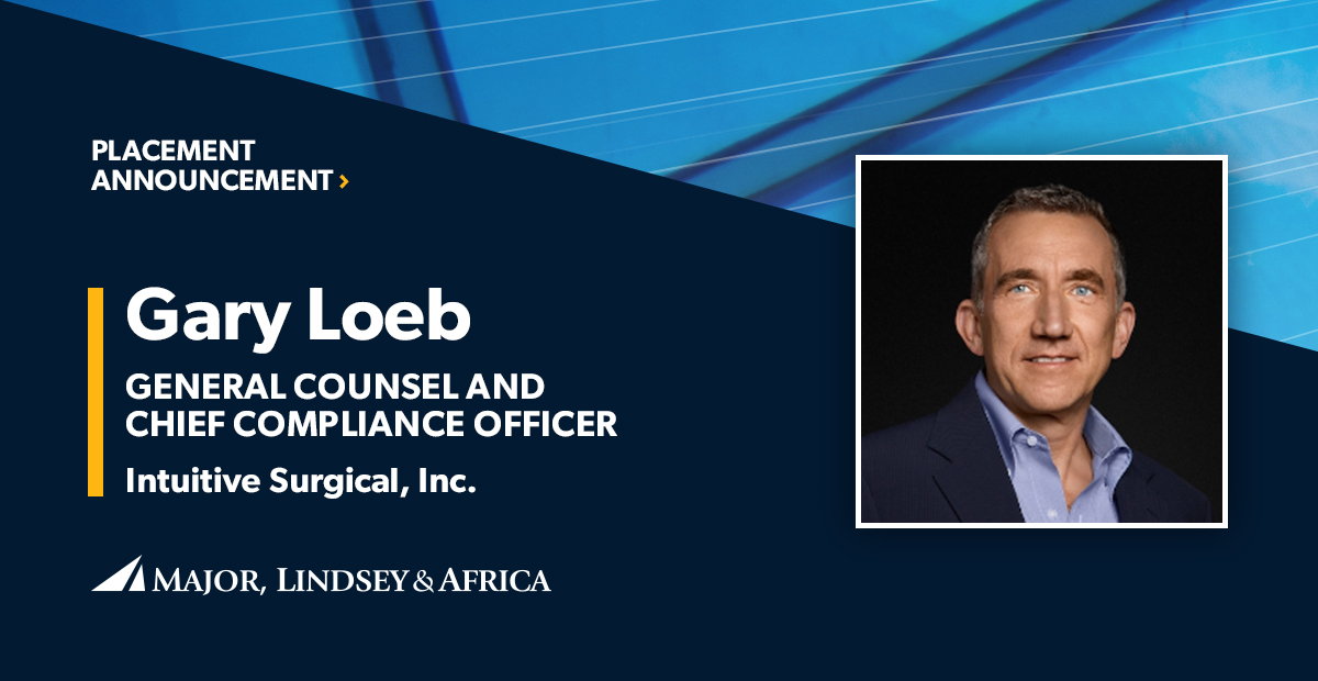 MLA Places Gary Loeb as General Counsel and Chief Compliance Officer at ...