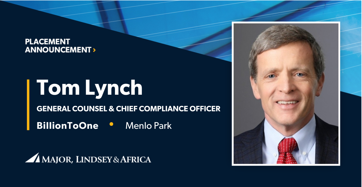 MLA Places Tom Lynch as General Counsel and Chief Compliance Officer at ...
