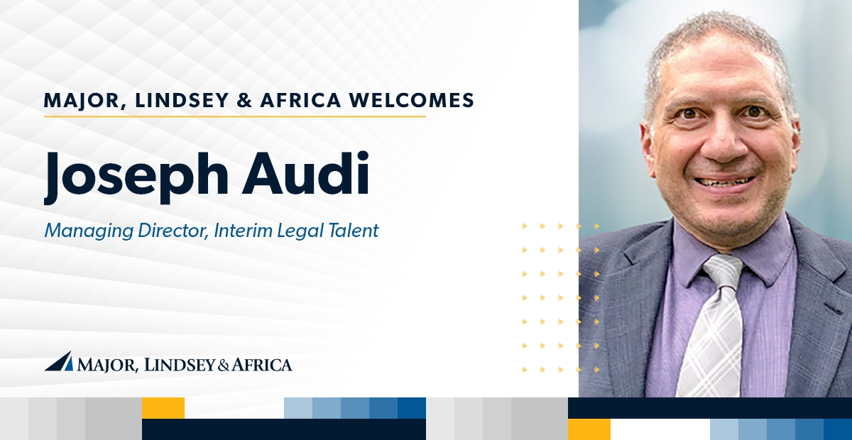 Joseph Audi Joins MLA’s Interim Legal Talent to Further Business ...