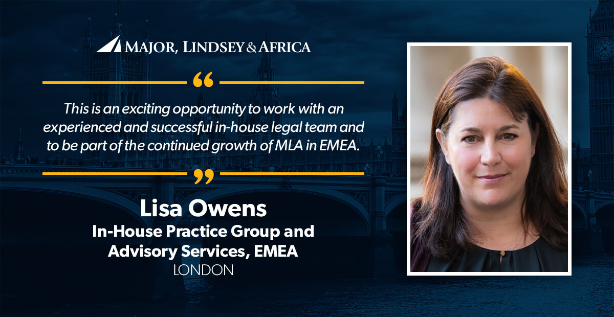 MLA Welcomes Lisa Owens to its London Consulting Team