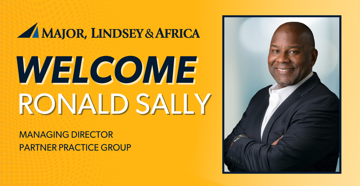 Ronald Sally Joins MLA's Partner Practice Group in Denver
