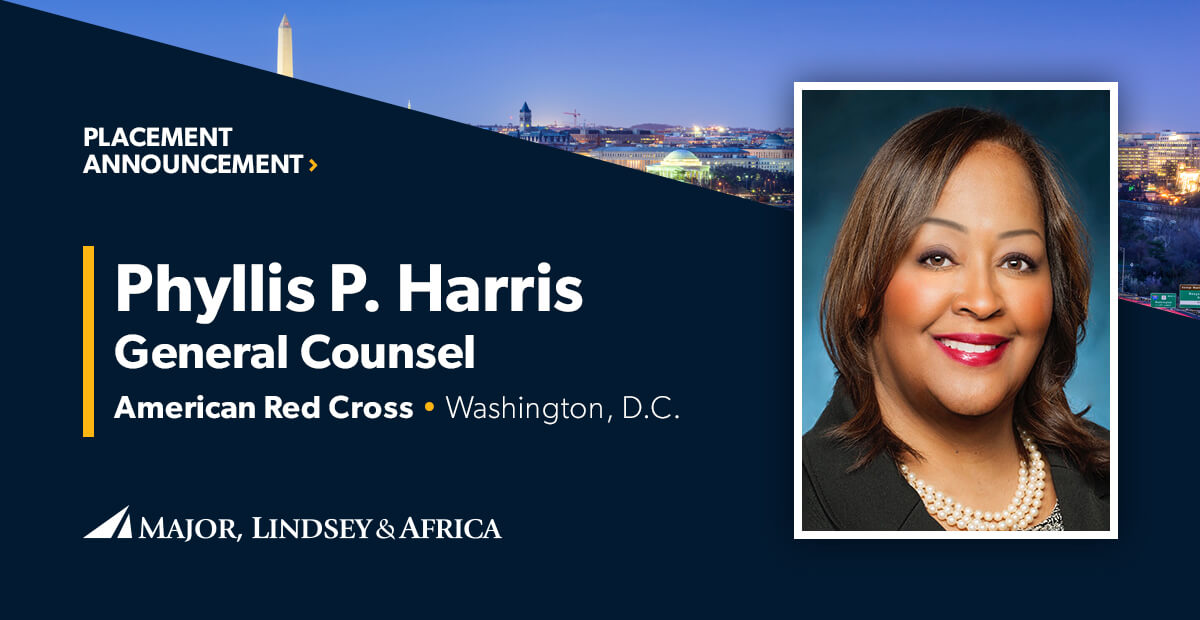 Major, Lindsey & Africa Places Phyllis Harris as American Red Cross’s ...