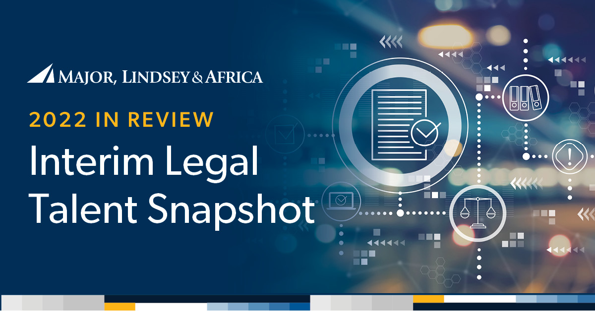 Interim Legal Talent Snapshot - 2022 In Review