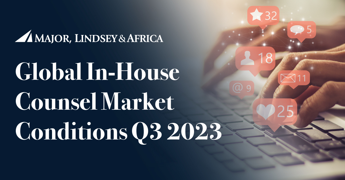 Global In-House Market Conditions: Q3 2023