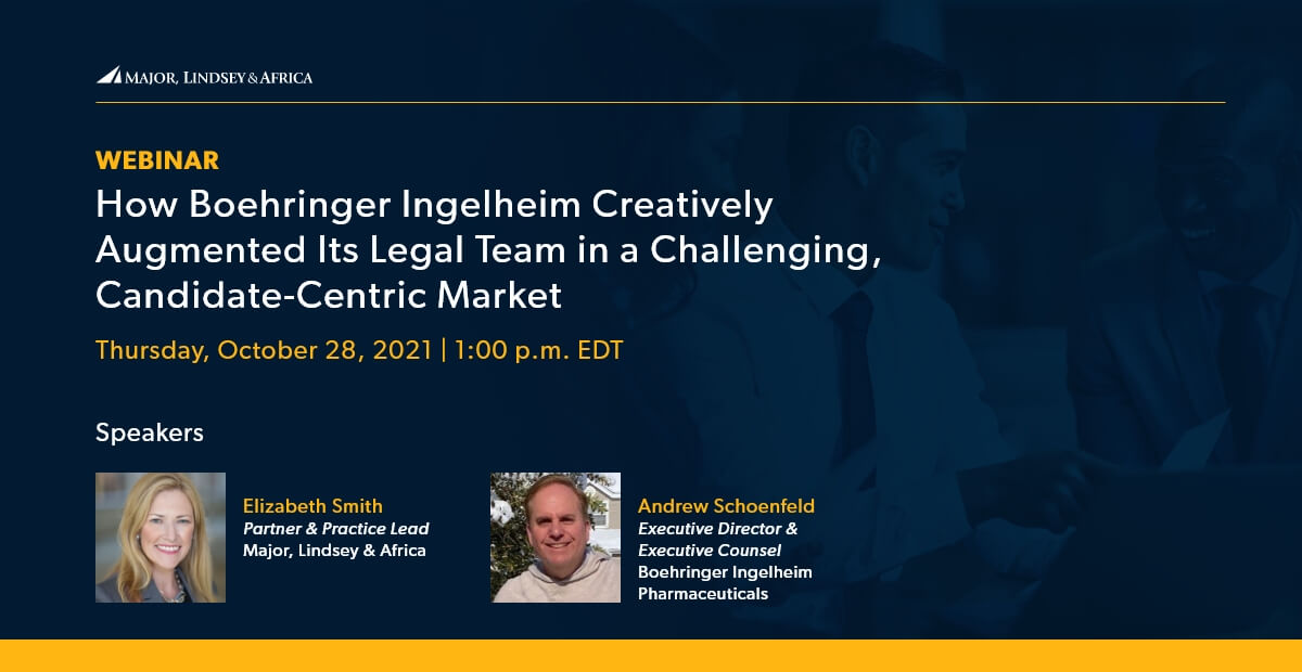 How Boehringer Ingelheim Creatively Augmented Its Legal Team in a ...