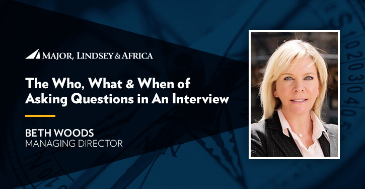 The Who, What & When Of Asking Questions In An Interview